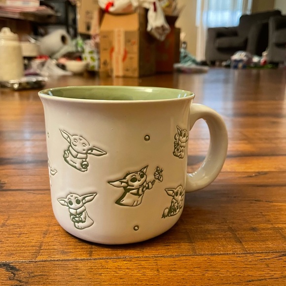 Disney | Dining | Disney Star Wars Yoda Stoneware Mug | Poshmark